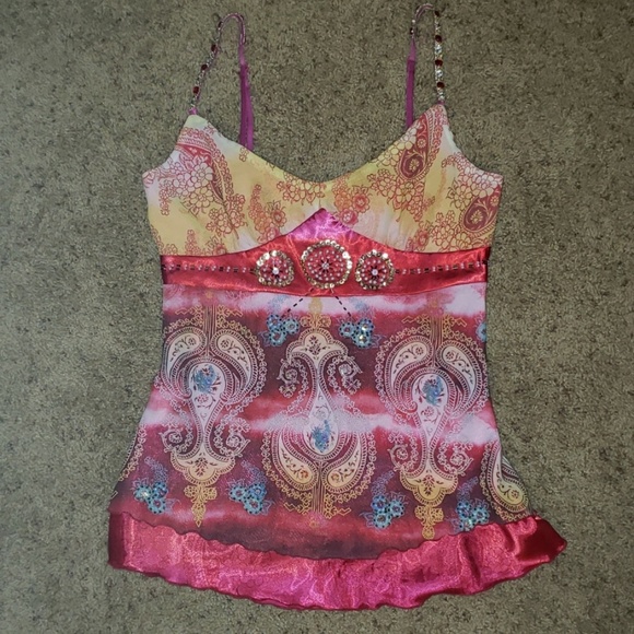 Boston Proper | Tops | Boston Proper Tank Jeweled Size Small | Poshmark